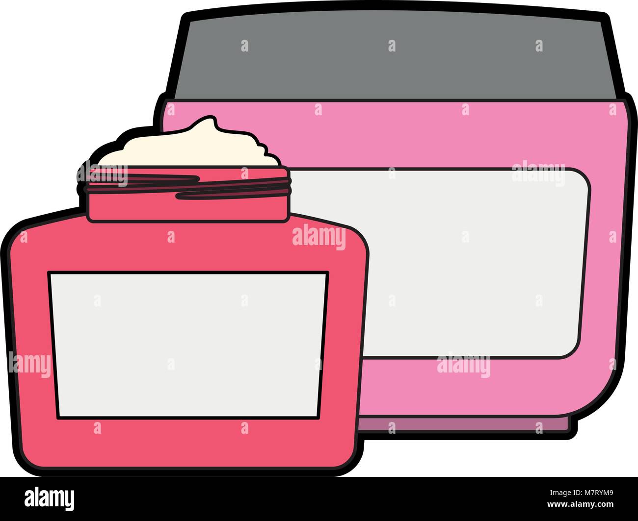 Skin cream bottle Stock Vector Image & Art - Alamy