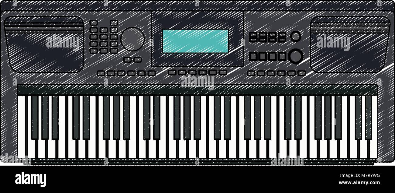 Music modern keyboard Stock Vector Image & Art - Alamy