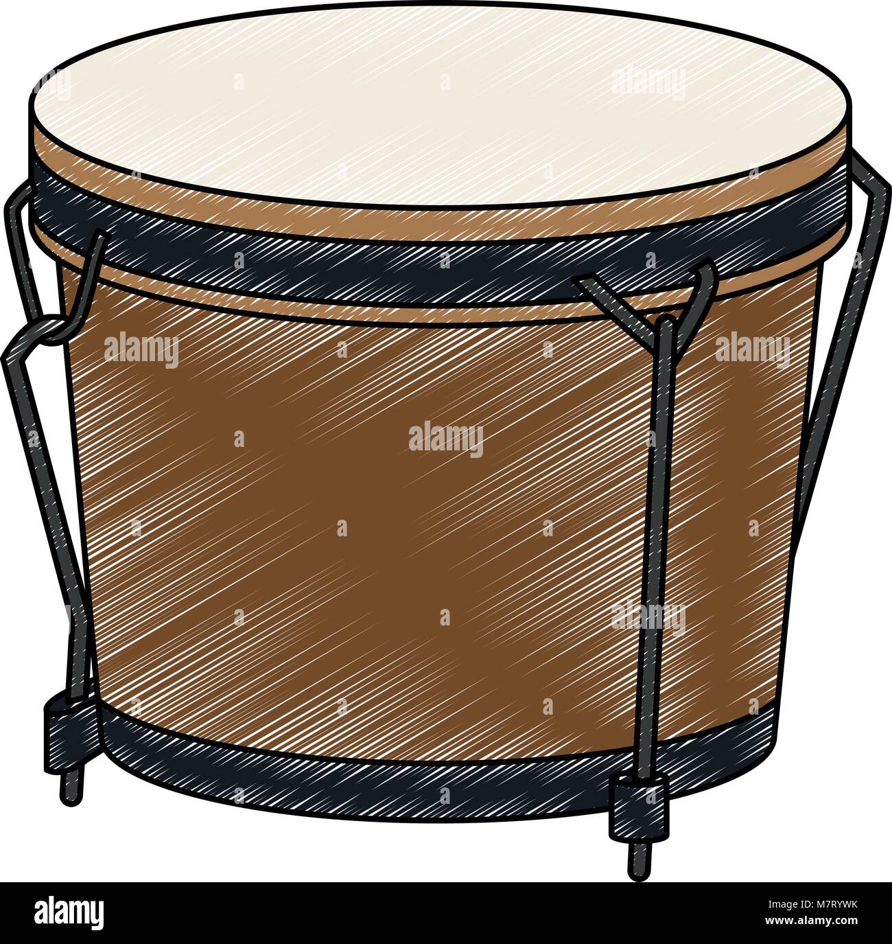 Drum music instrument Stock Vector Image & Art - Alamy