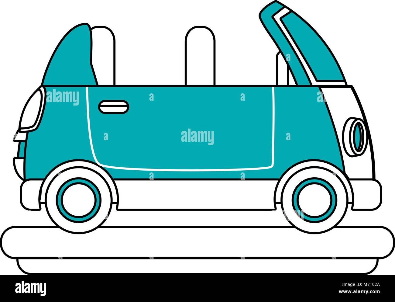 Funny small car cartoon Stock Vector Image & Art - Alamy