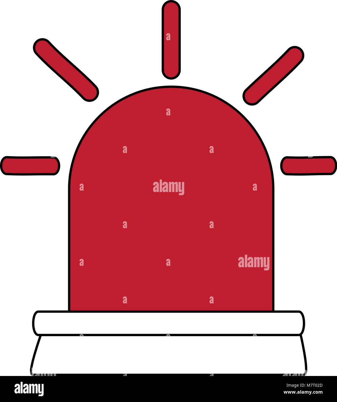 Alarm siren light Stock Vector Image & Art - Alamy