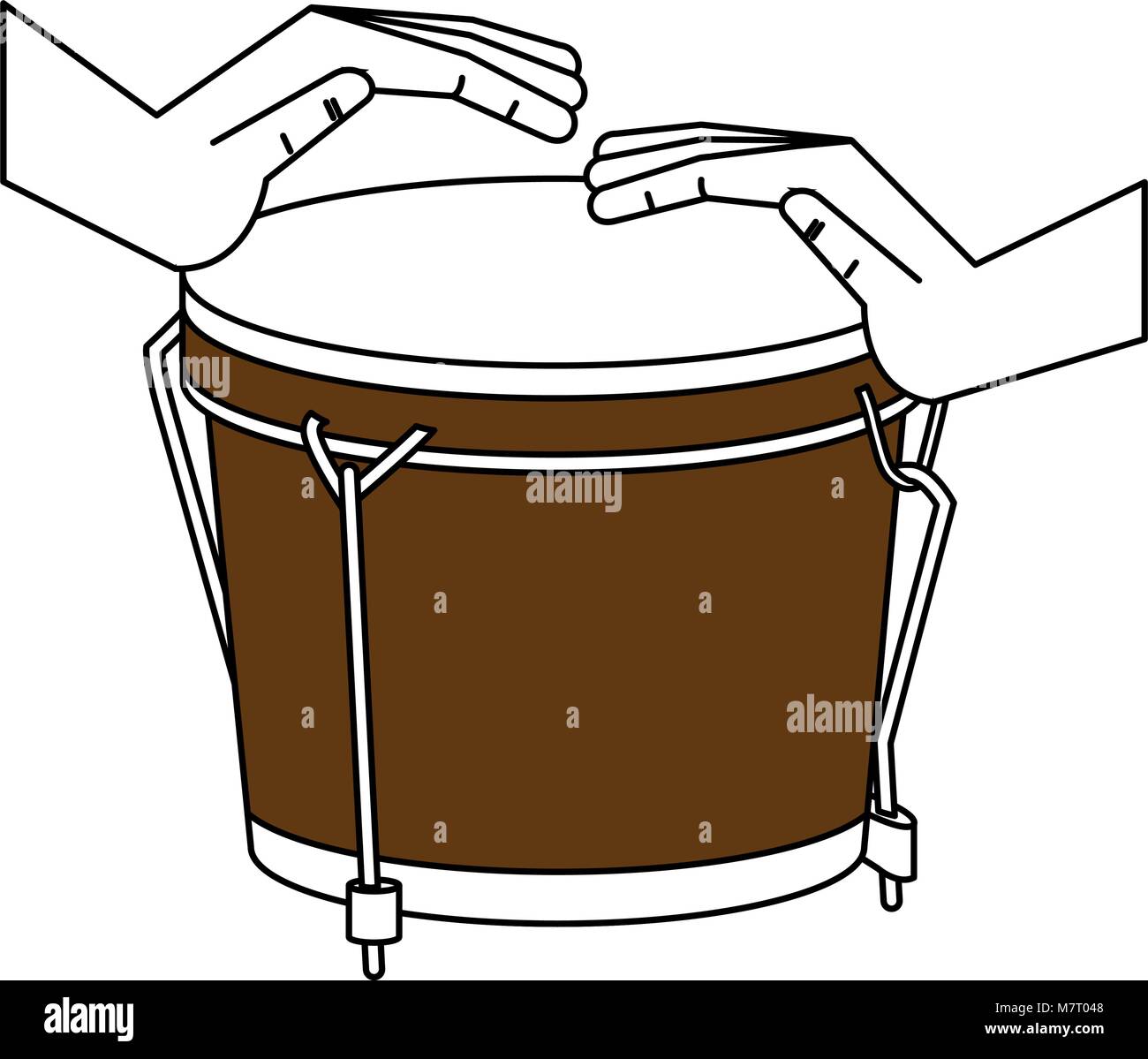 Drum music instrument Stock Vector Image & Art - Alamy