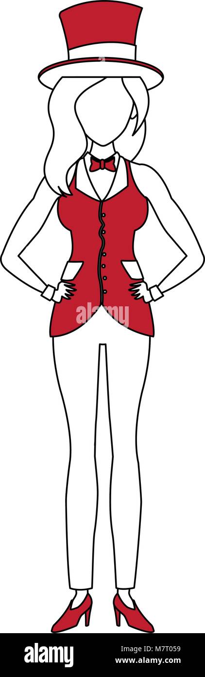 Woman magician costume cartoon Stock Vector Image & Art - Alamy