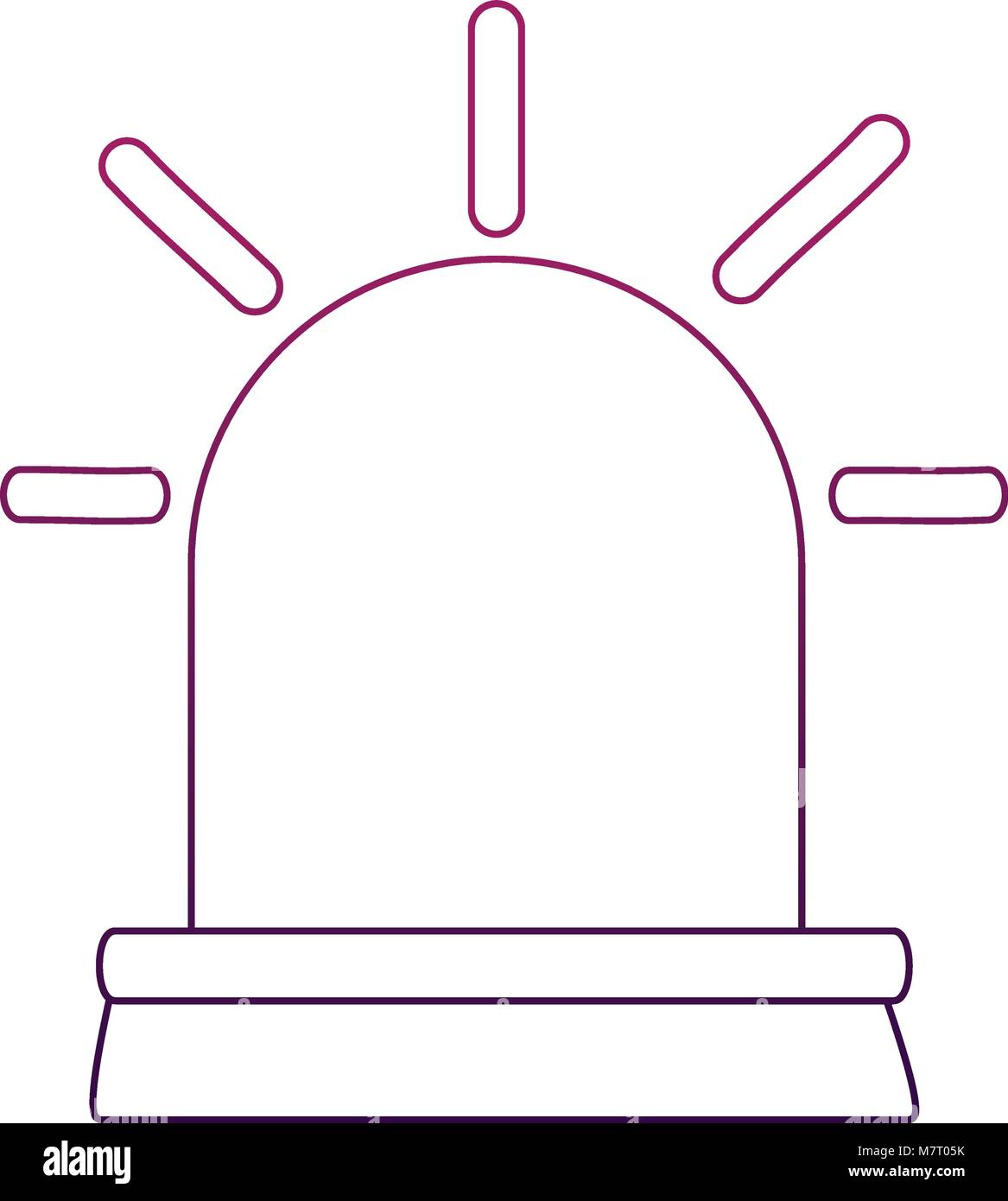 Alarm siren light Stock Vector Image & Art - Alamy