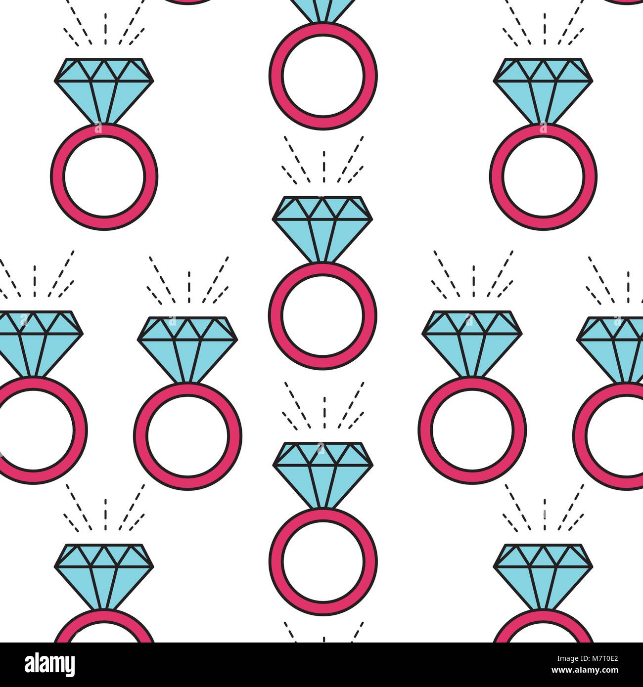 luxury engagement ring wedding with diamond background Stock Vector ...