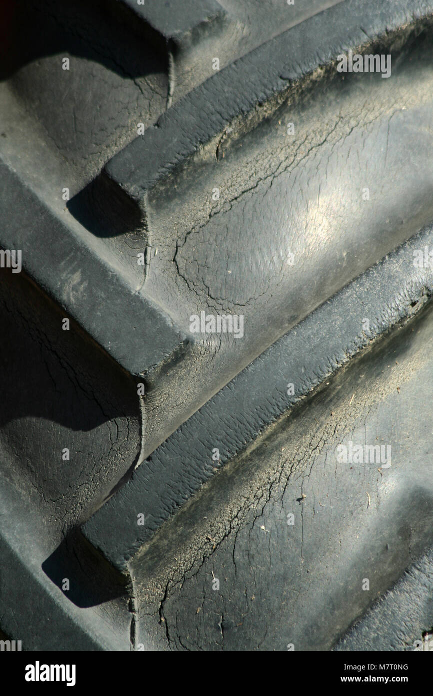 A Close up of a tractor tire Stock Photo - Alamy