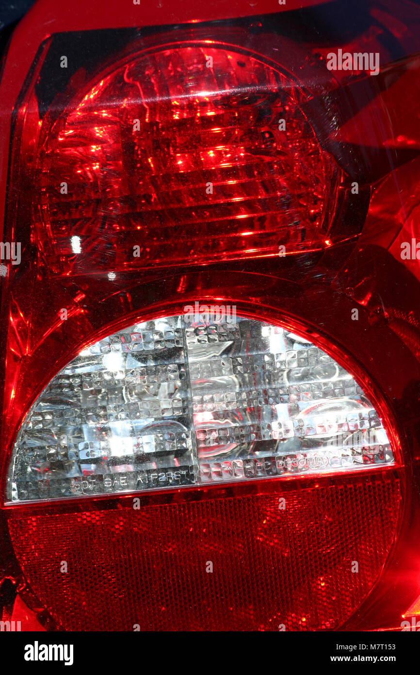 A red car tail light backkground Stock Photo - Alamy