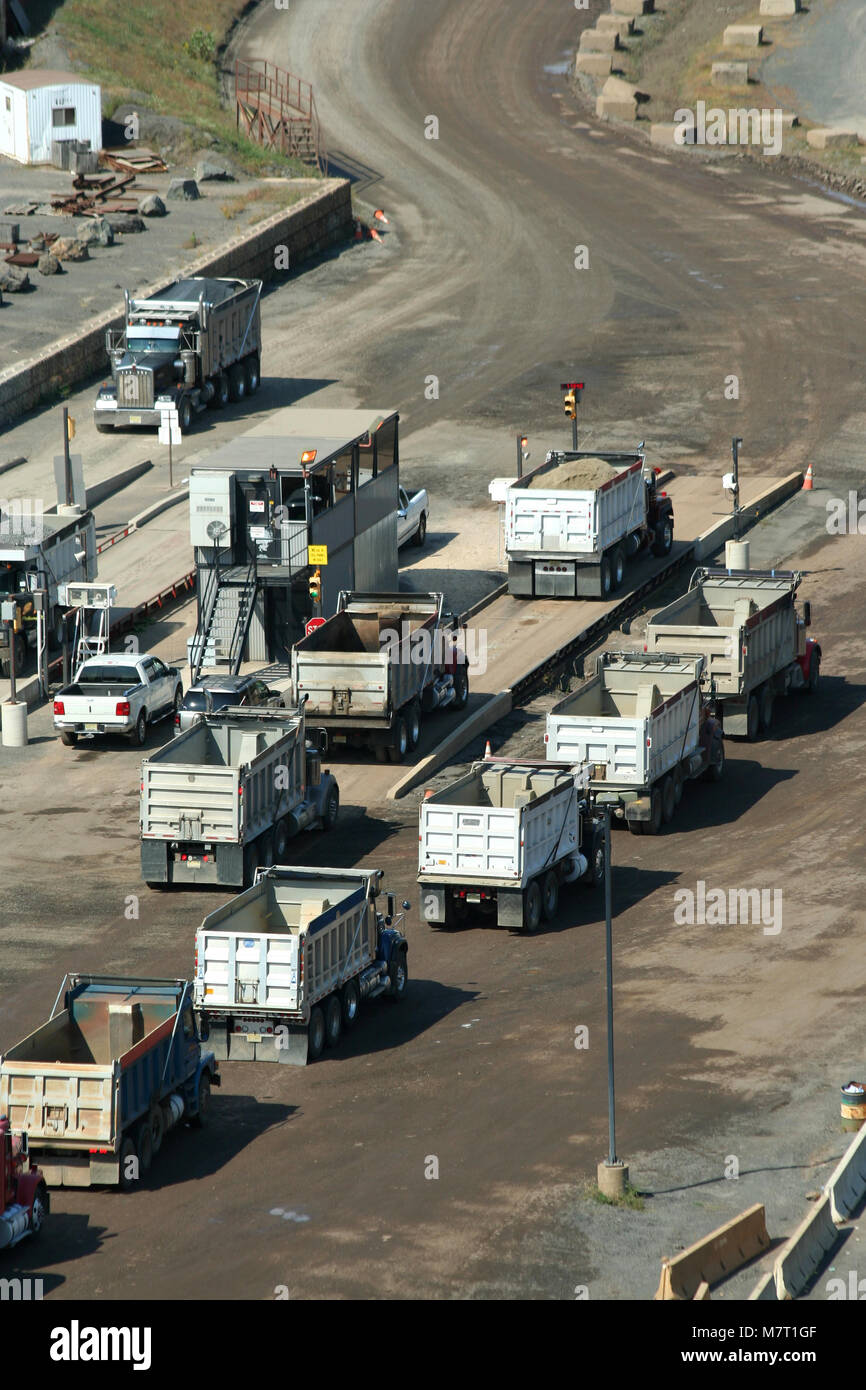 Truck at a quarry Stock Photo - Alamy