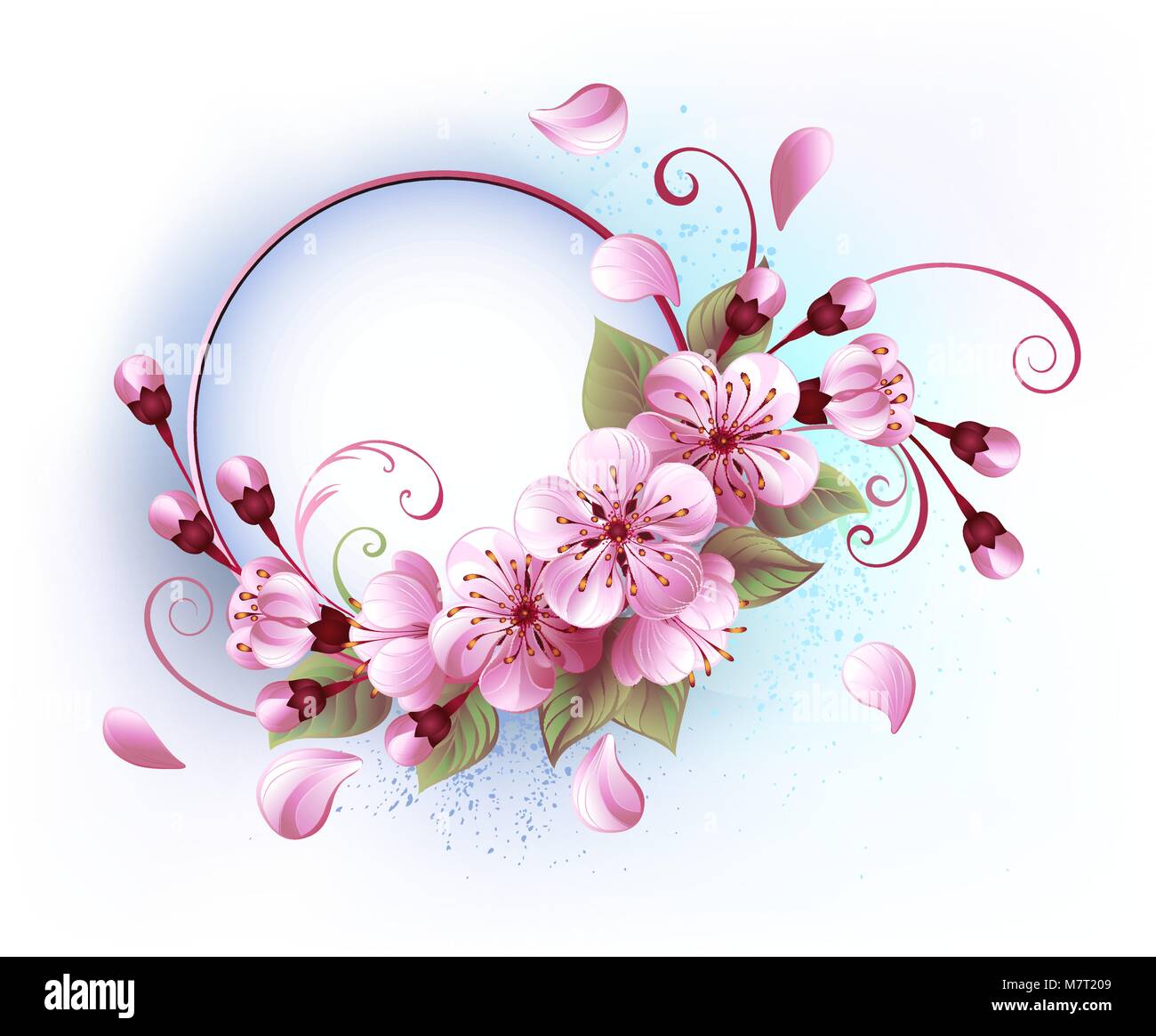 Spring hanami Stock Vector Images - Alamy