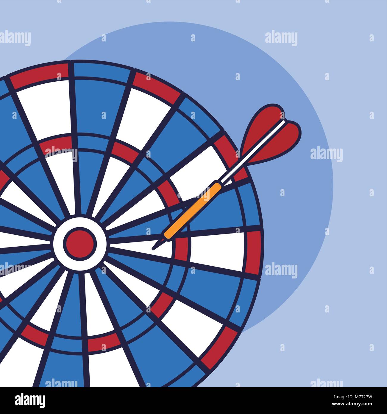 Darts sport concept Stock Vector Image & Art - Alamy