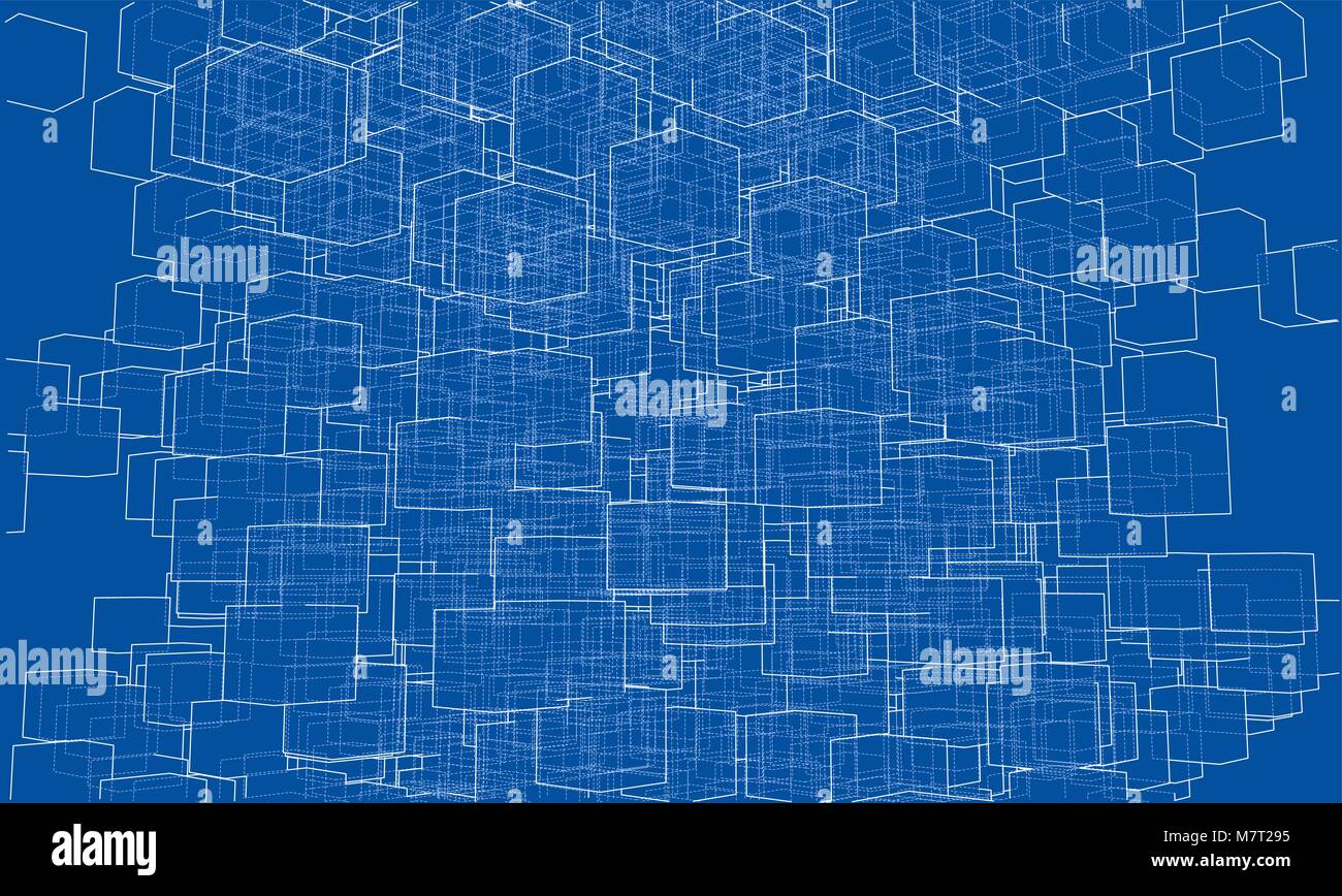 Vector abstract boxes background Stock Vector Image & Art - Alamy