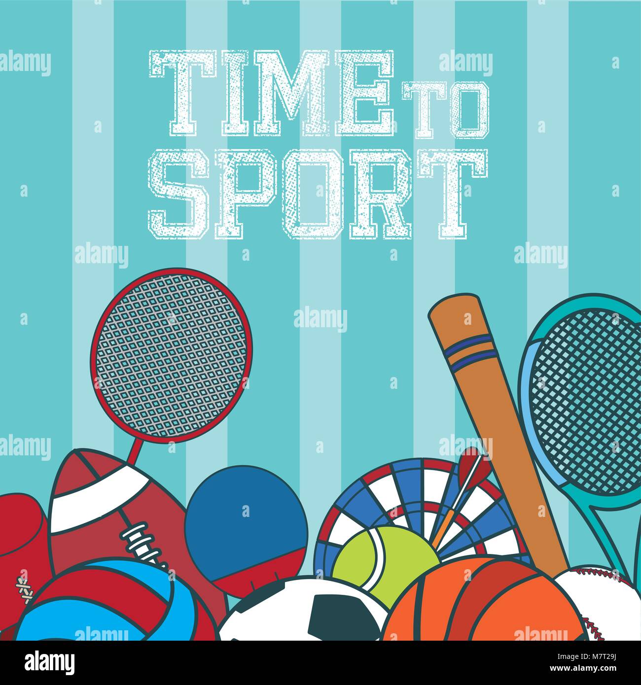 Time to sport concept Stock Vector Image & Art - Alamy