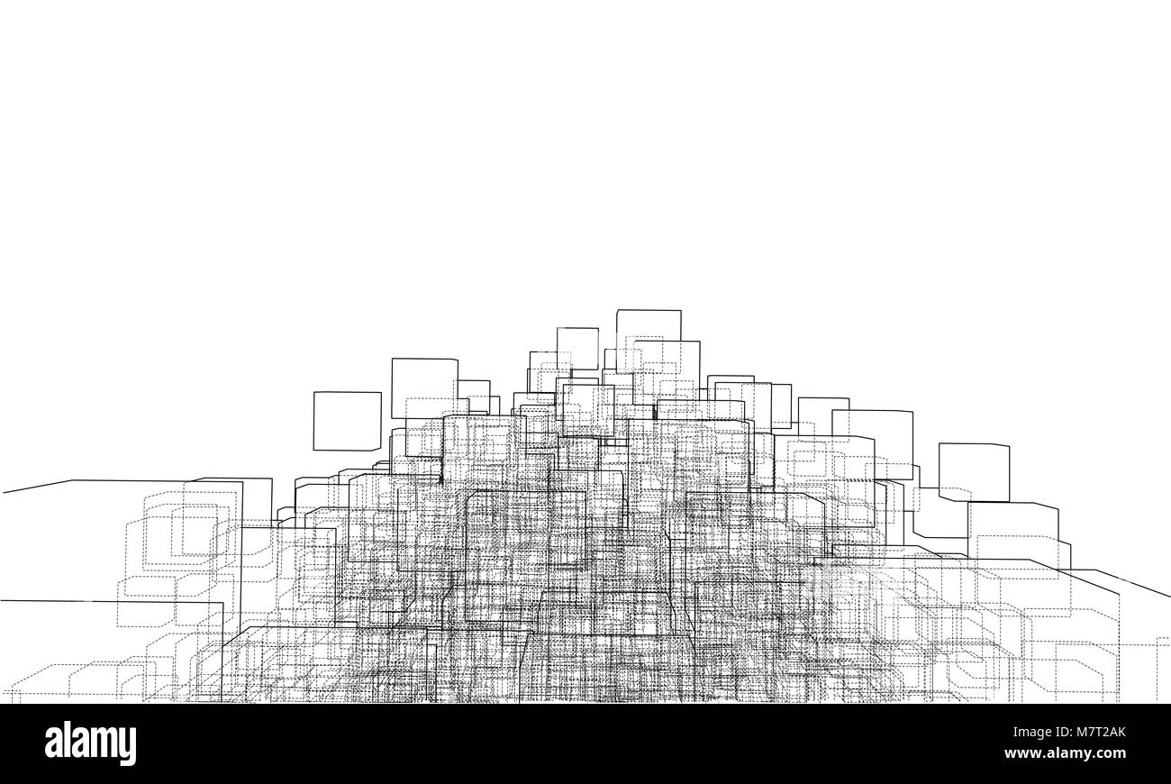 Vector abstract boxes background Stock Vector Image & Art - Alamy