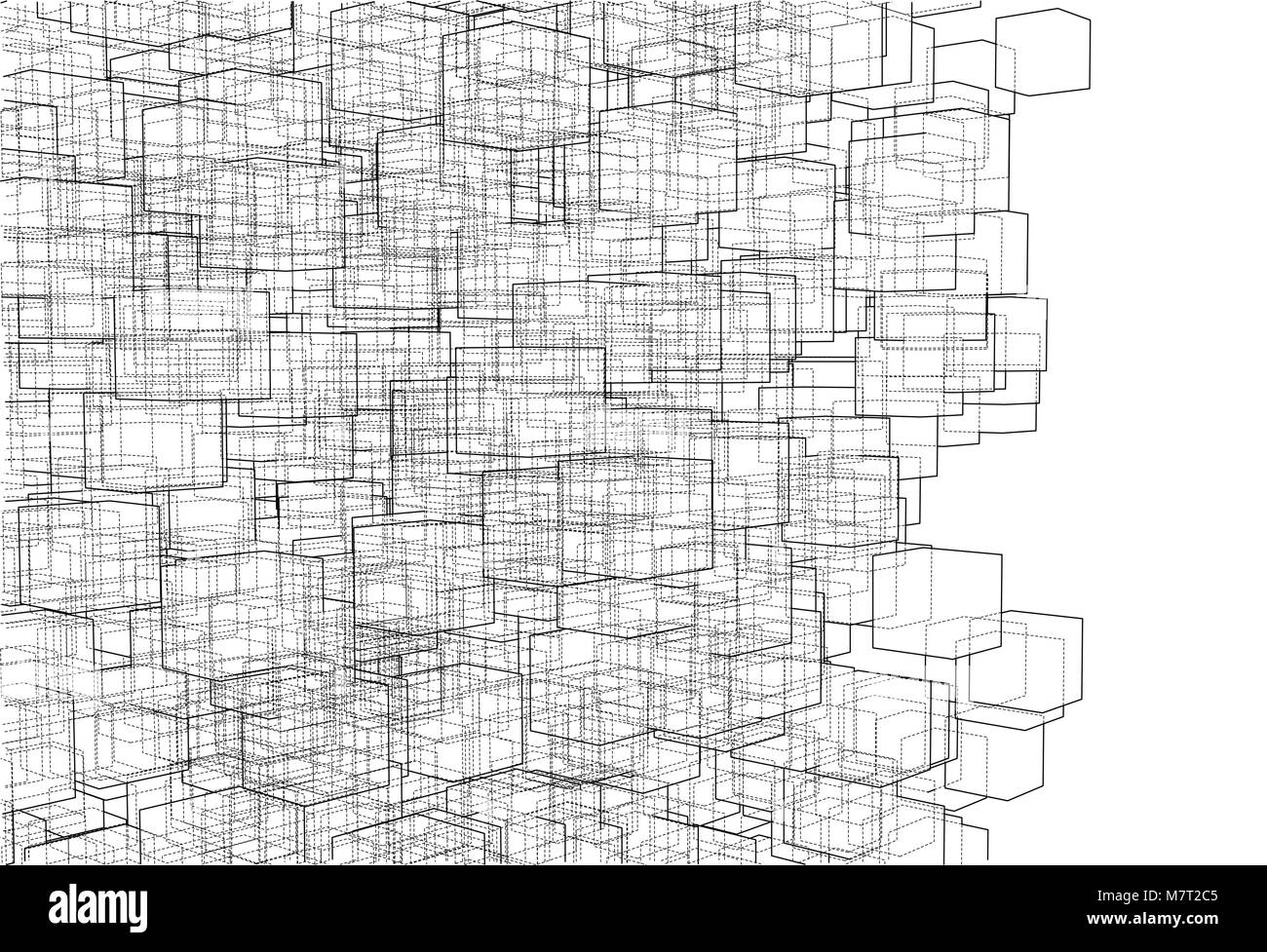 Vector abstract boxes background Stock Vector Image & Art - Alamy