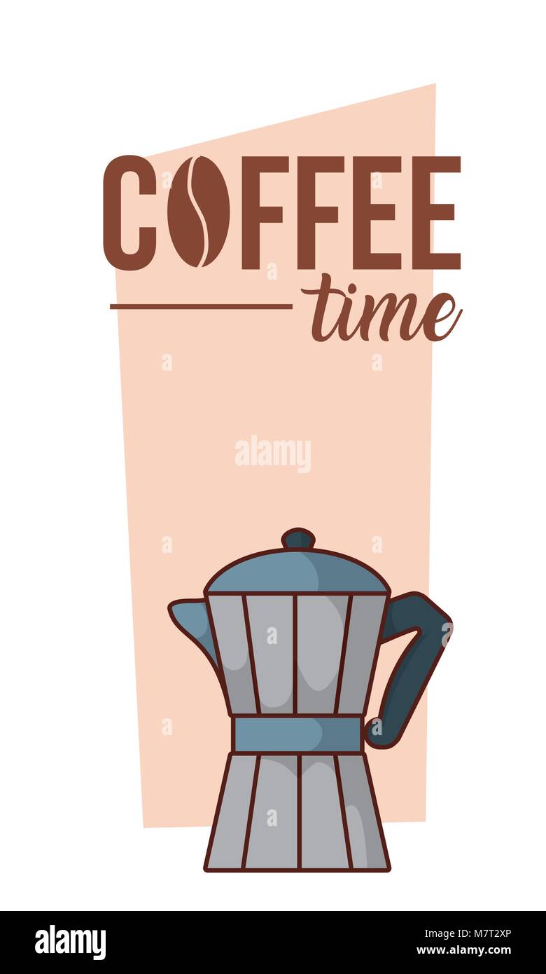 Coffee time concept cartoon Stock Vector Image & Art - Alamy