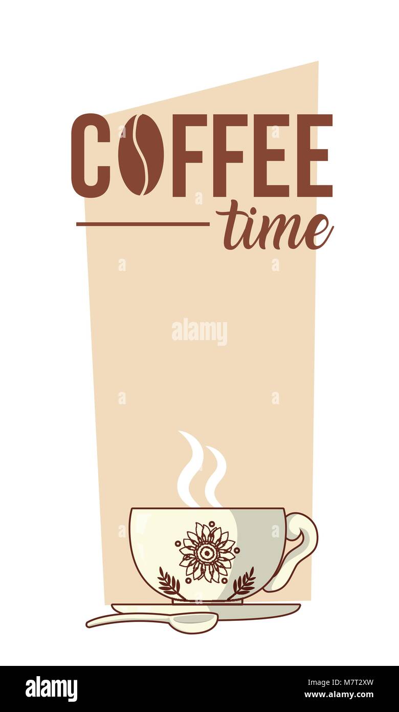 Coffee time concept cartoon Stock Vector Image & Art - Alamy