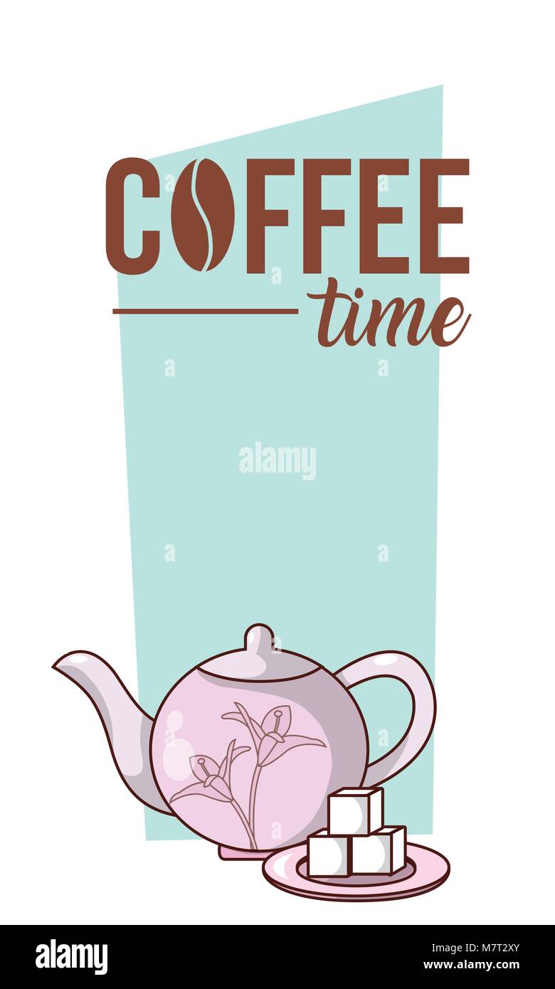 Coffee time concept cartoon Stock Vector Image & Art - Alamy