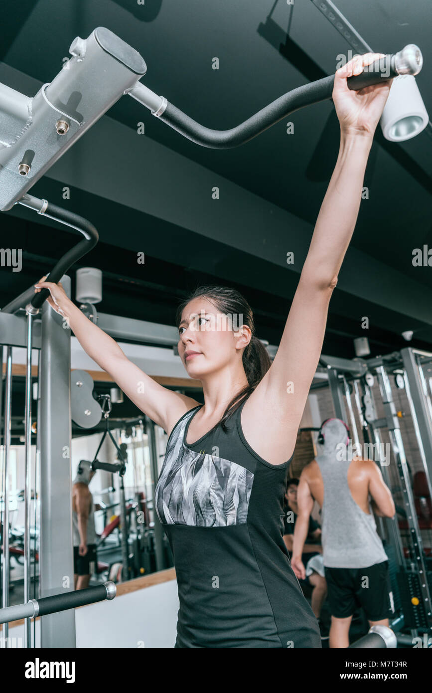 Chinese people doing sport exercises hi-res stock photography and ...