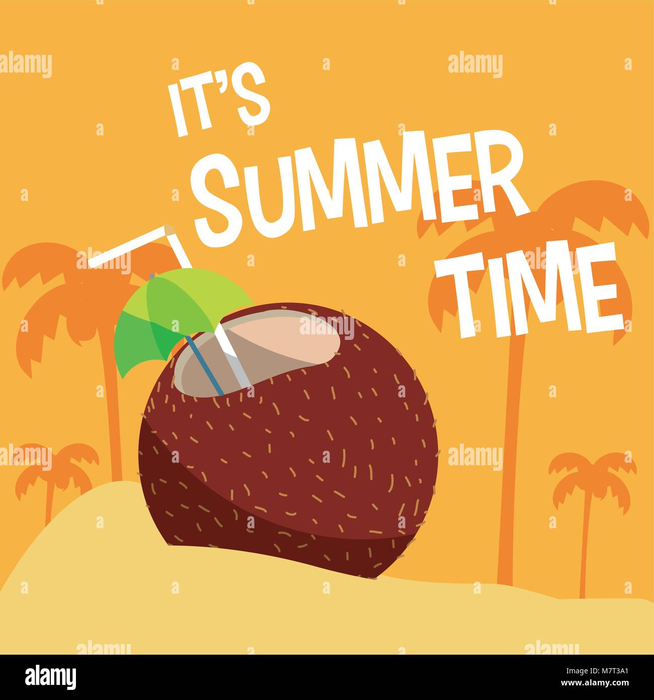 Its summer time Stock Vector Image & Art - Alamy