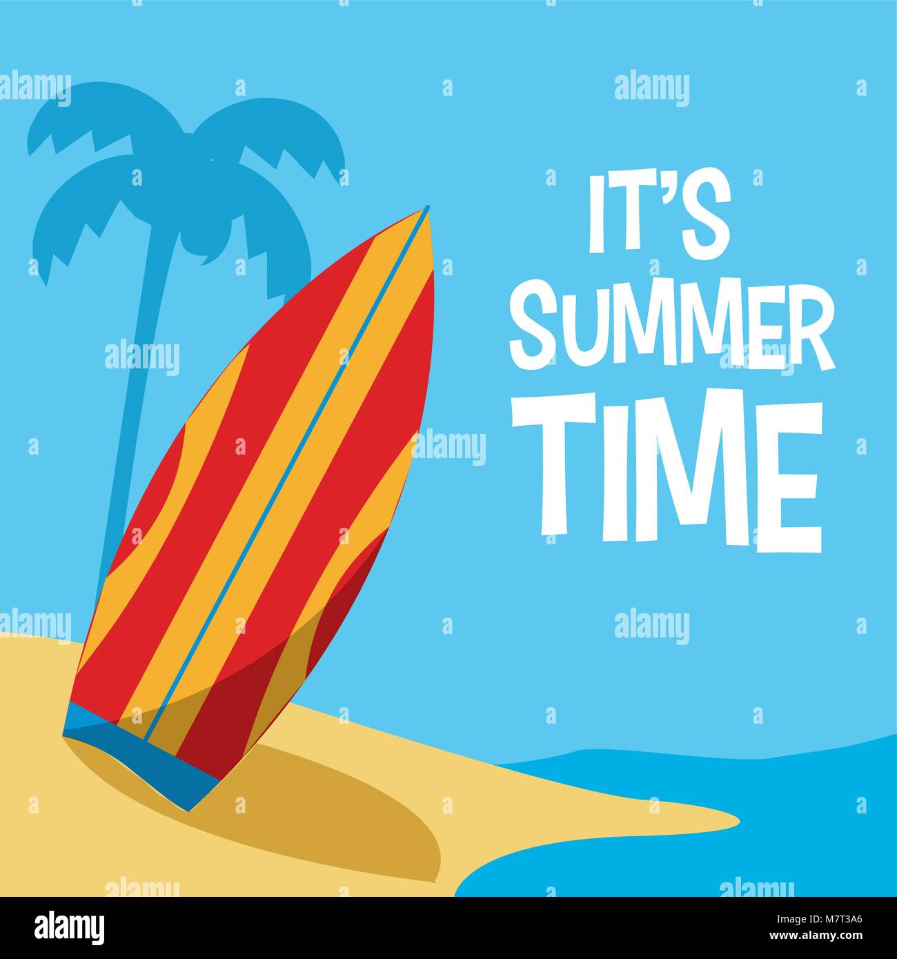 Its summer time Stock Vector Image & Art - Alamy
