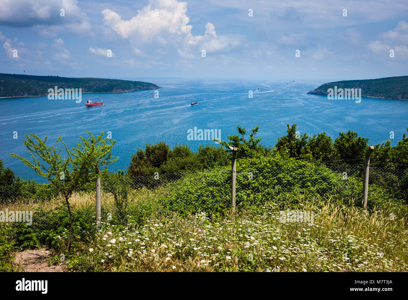 Bosphorus Strait enters the Black Sea, Turkey Stock Photo - Alamy