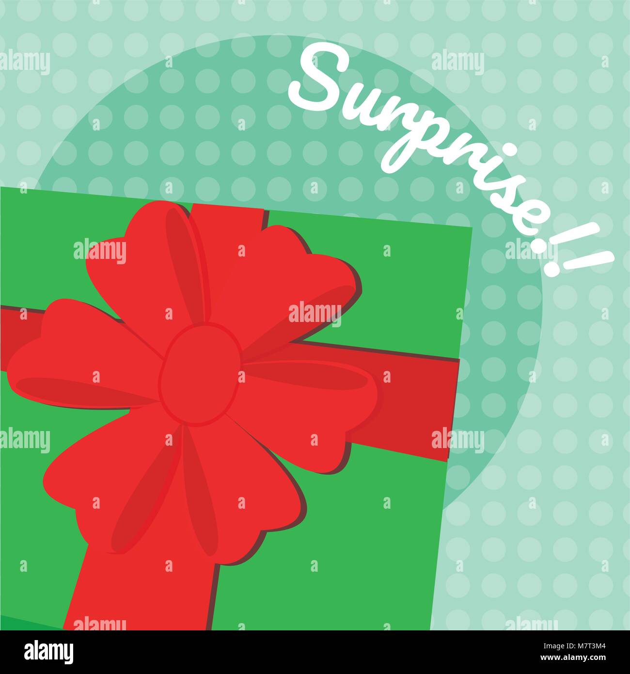 Gift box surprise card Stock Vector Image & Art - Alamy