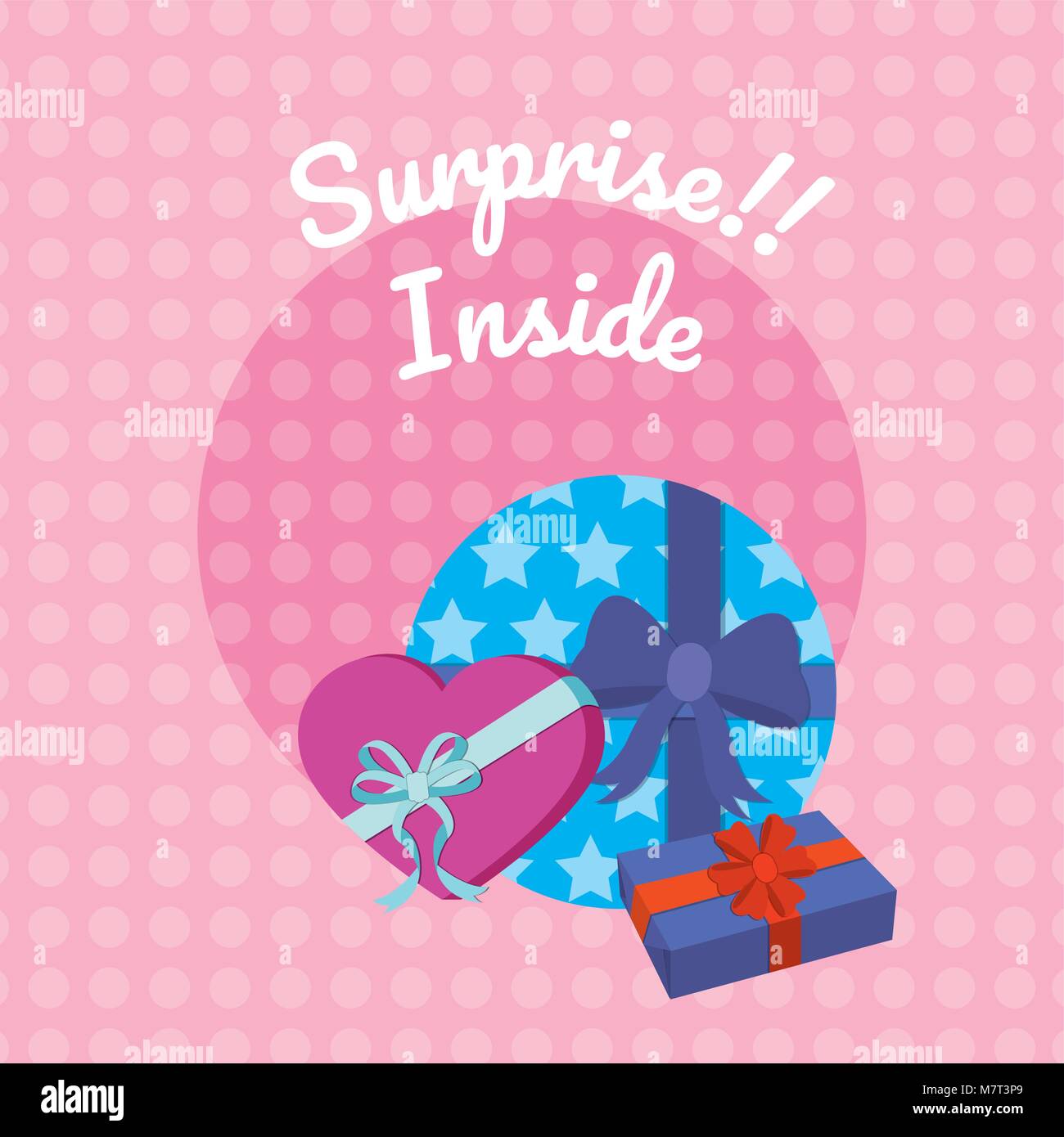 Suprise inside gift boxes Stock Vector Image & Art - Alamy