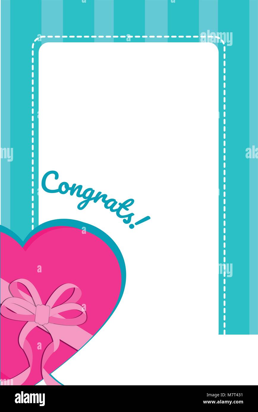 Congratulation blank note Stock Vector Image & Art - Alamy