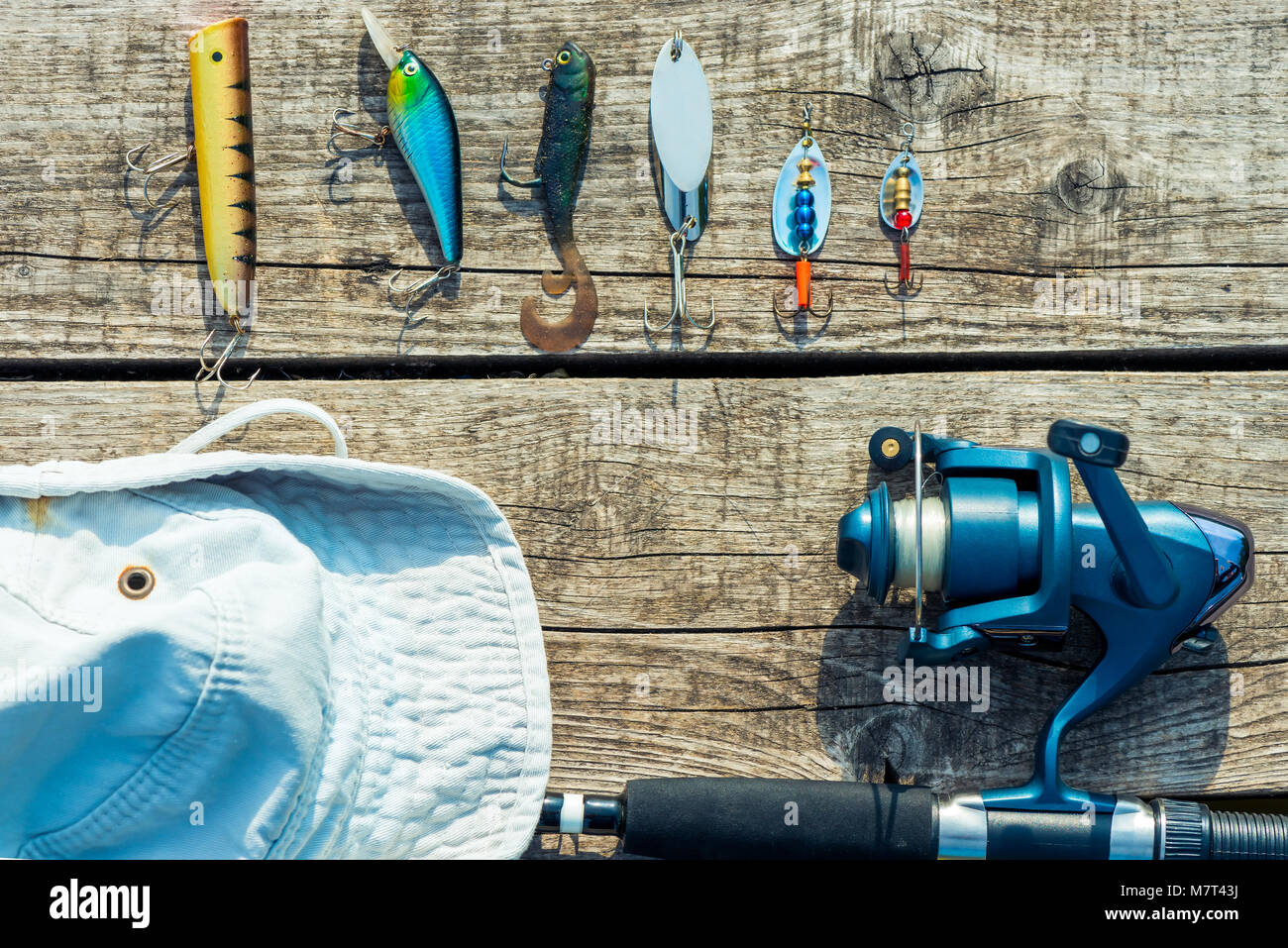 Objects of fishing hi-res stock photography and images - Alamy