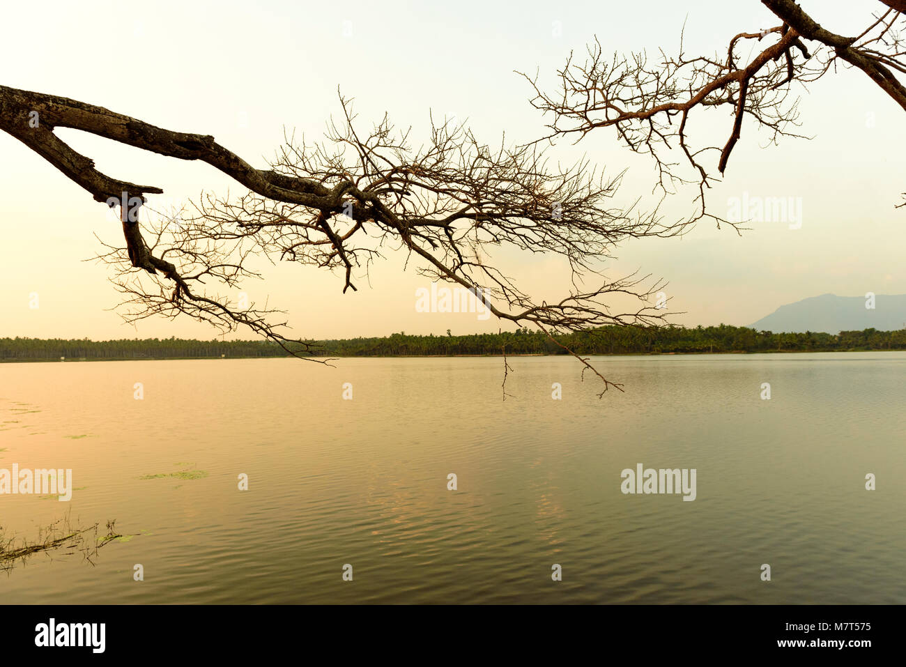 Mountains lake side view aerial hi-res stock photography and images - Alamy