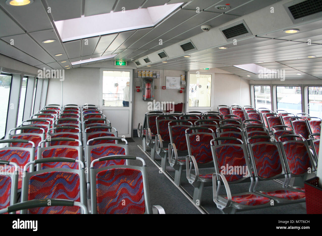 Netherlands,South Holland,Dordrecht , june 2016:Interior waterbus Stock ...