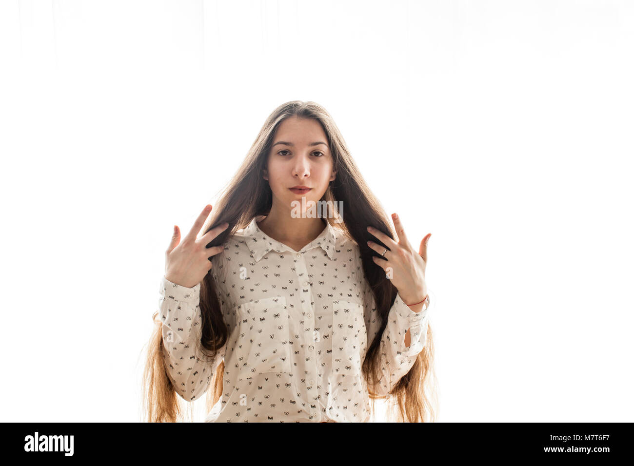 Very long hair Stock Photo - Alamy