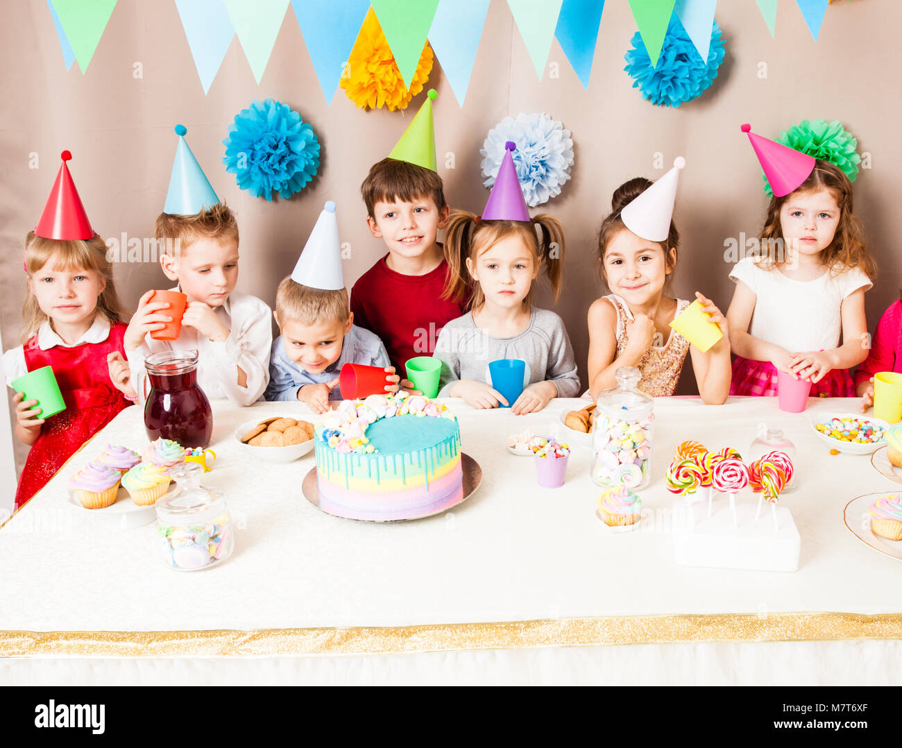 Happy birthday party Stock Photo - Alamy