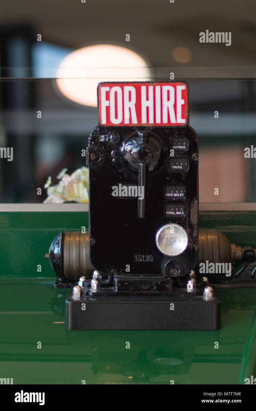 Taxi Meter High Resolution Stock Photography and Images - Alamy