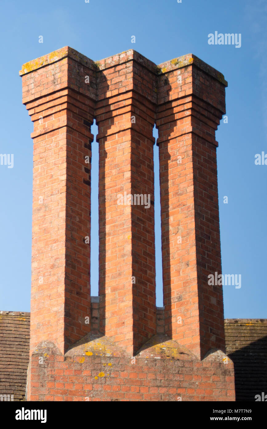 Chimney brick decorative stack hi-res stock photography and images - Alamy