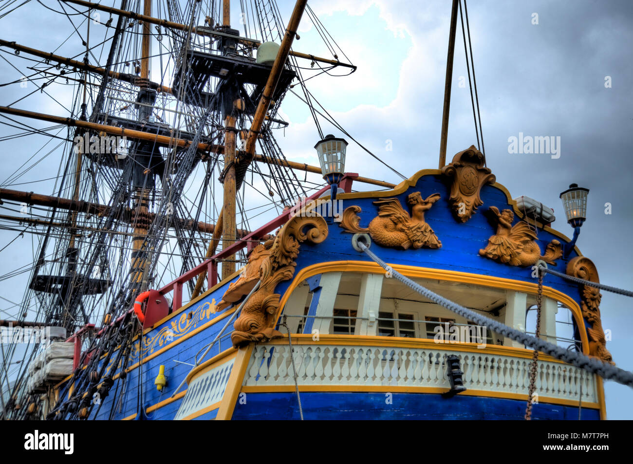 Old Sailing Ship Stock Photo - Alamy