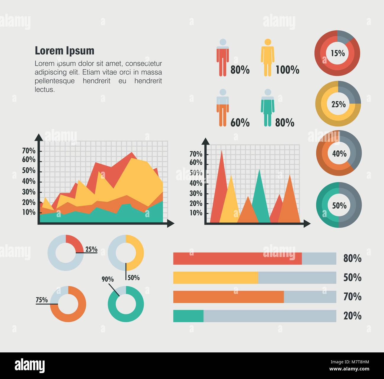 Template infographic circle figure hi-res stock photography and images ...