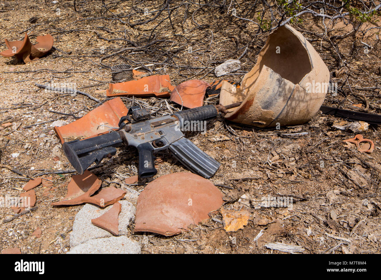 Narco gun hi-res stock photography and images - Alamy