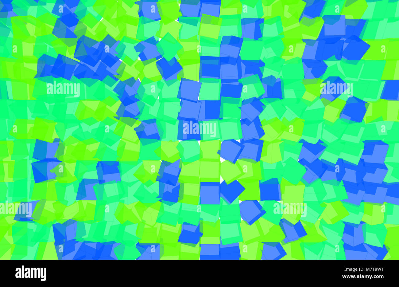 Colored square or rectangle 3D pattern for design wallpaper, texture or ...