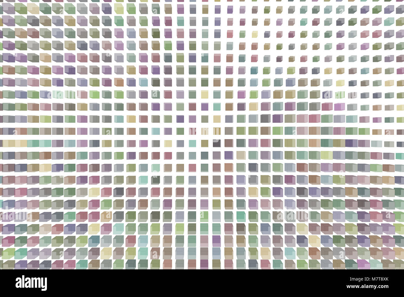 Colored square or rectangle 3D pattern for design wallpaper, texture or ...