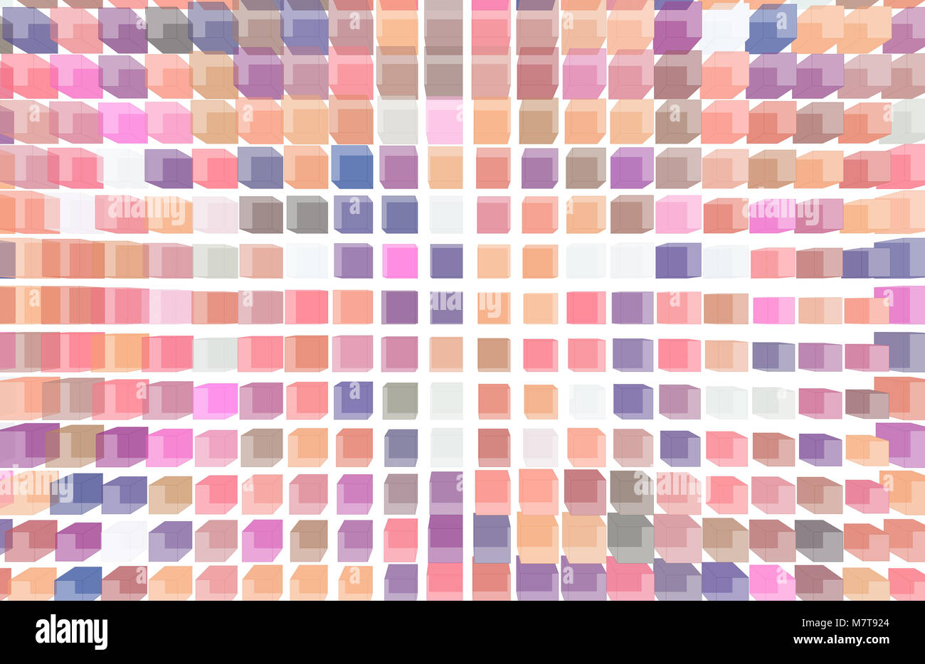 Colored square or rectangle 3D pattern for design wallpaper, texture or ...