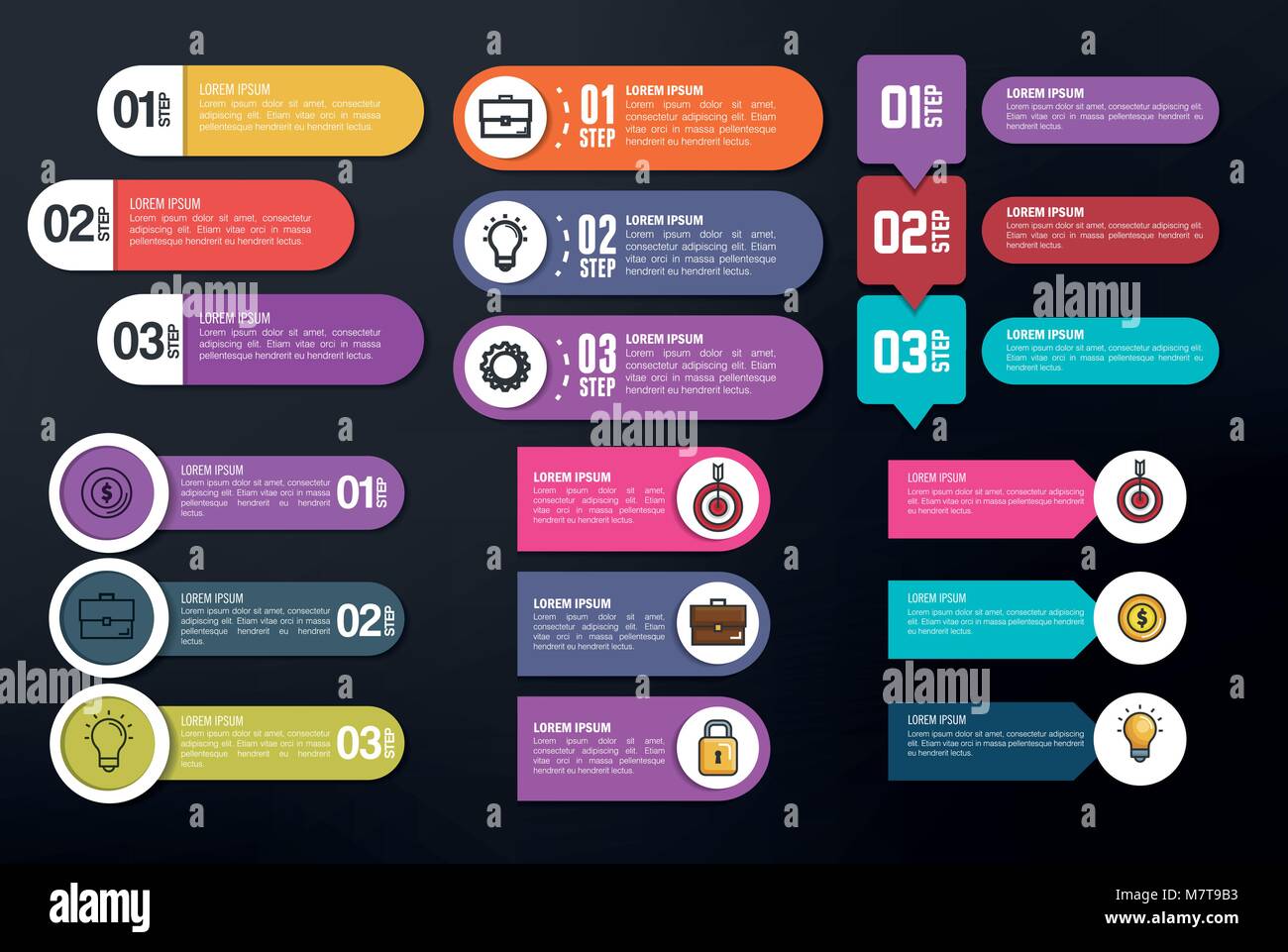 Setup steps Stock Vector Images - Alamy