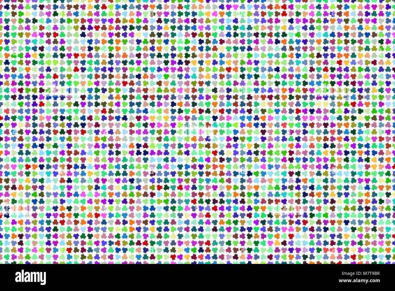 Colored star shape pattern for design wallpaper, texture or background ...