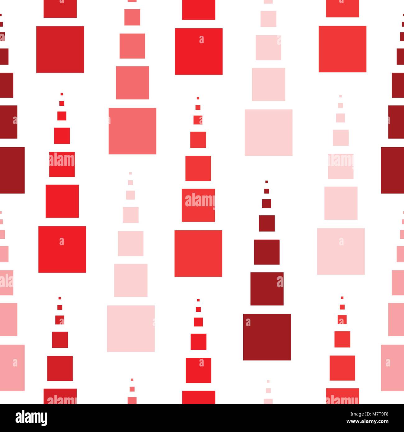 seamless pattern vector with squares in red colors Stock Vector Image ...