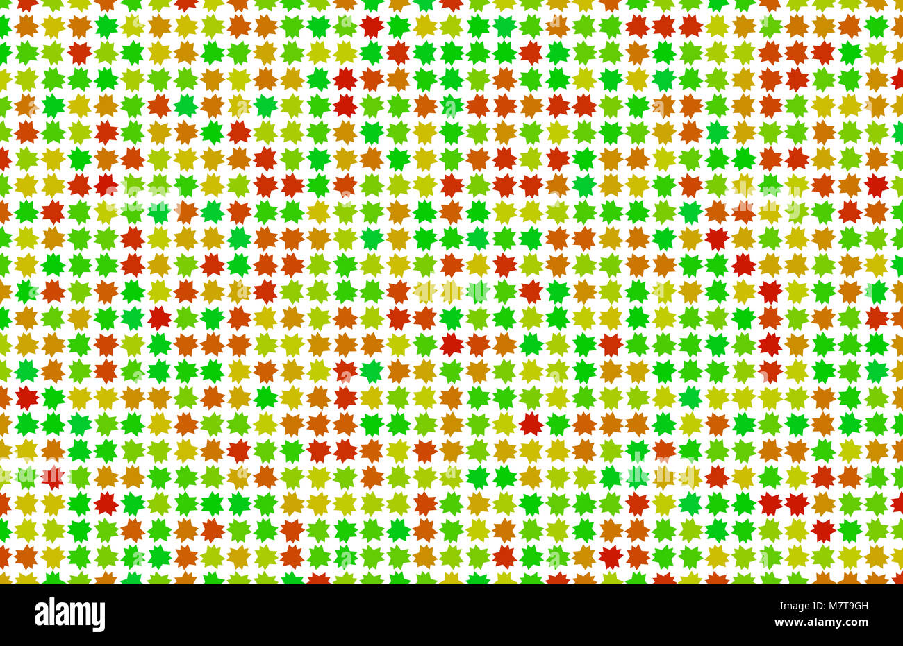 Colored star shape pattern for design wallpaper, texture or background ...