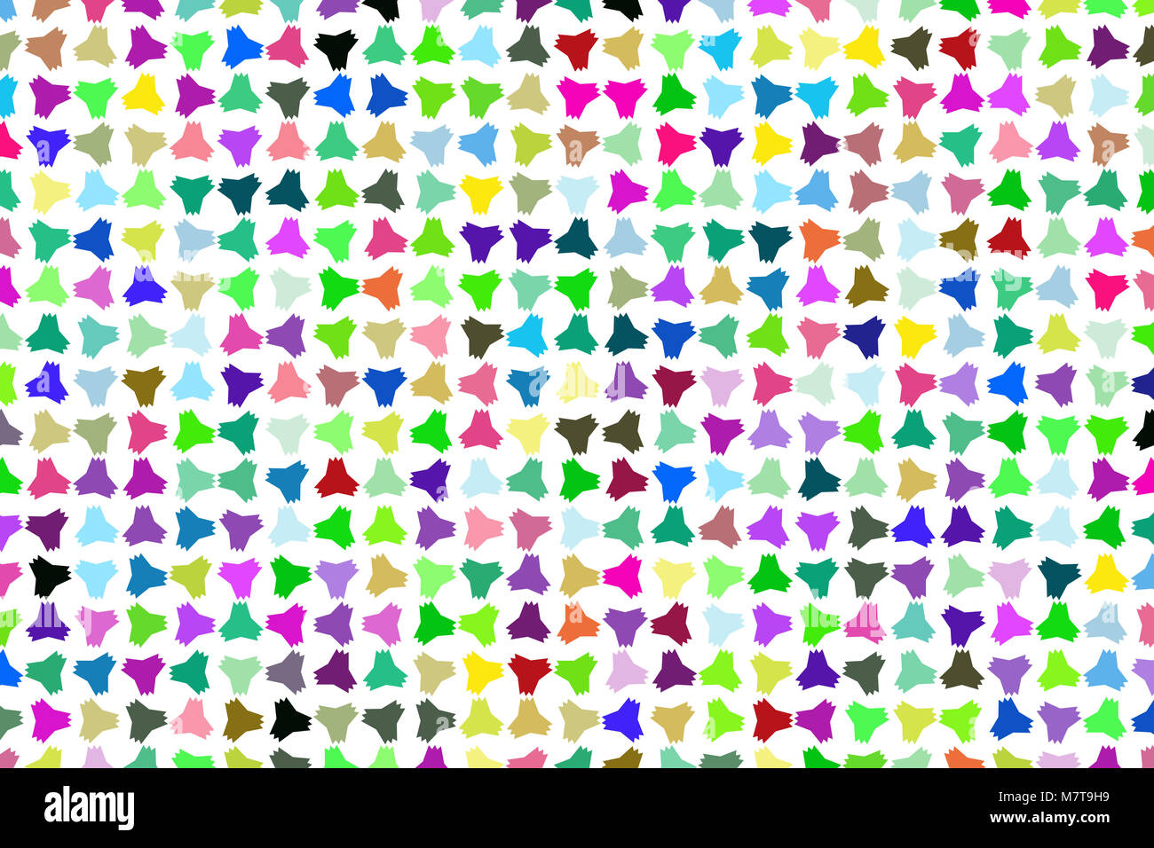 Colored star shape pattern for design wallpaper, texture or background ...