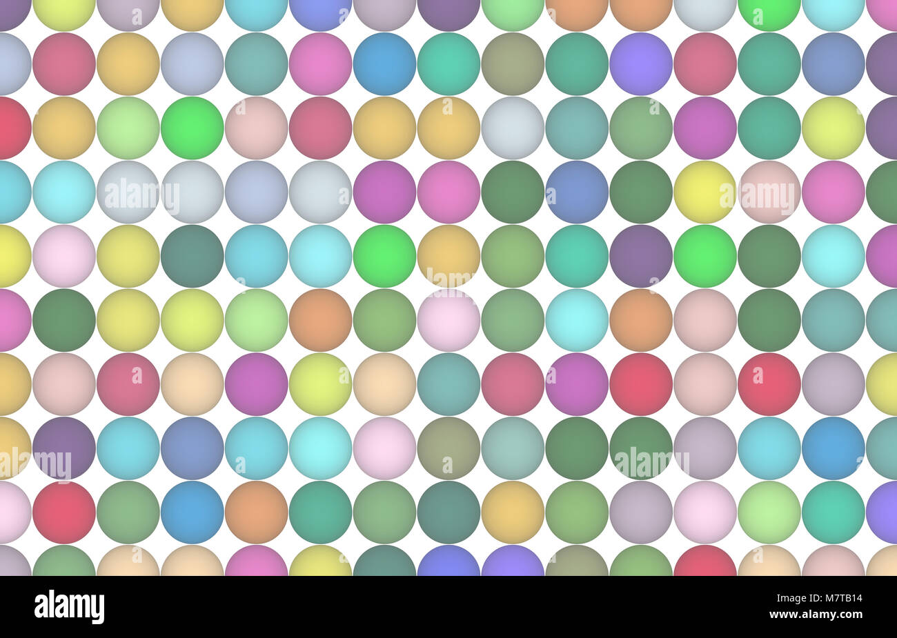 Colored 3D sphere, circle or ellipse pattern for design wallpaper ...