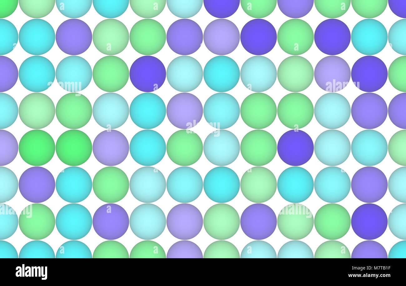 Colored 3D sphere, circle or ellipse pattern for design wallpaper ...