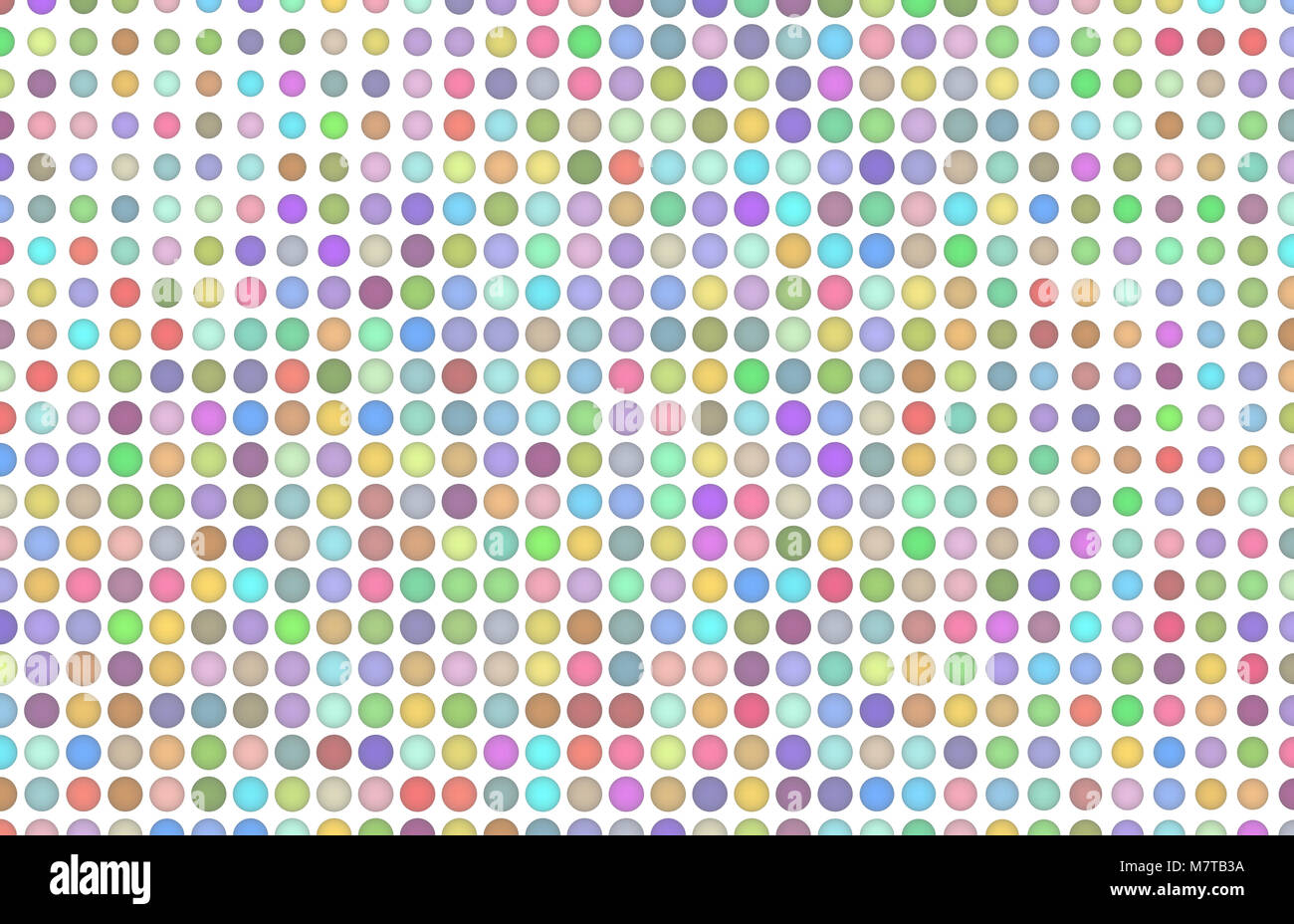 Colored 3D sphere, circle or ellipse pattern for design wallpaper ...