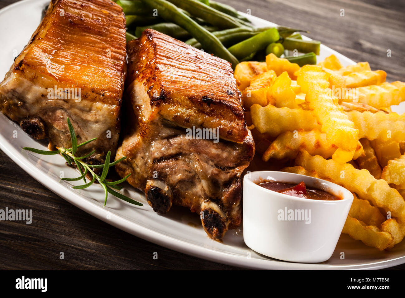 Boiled pork ribs hi-res stock photography and images - Alamy